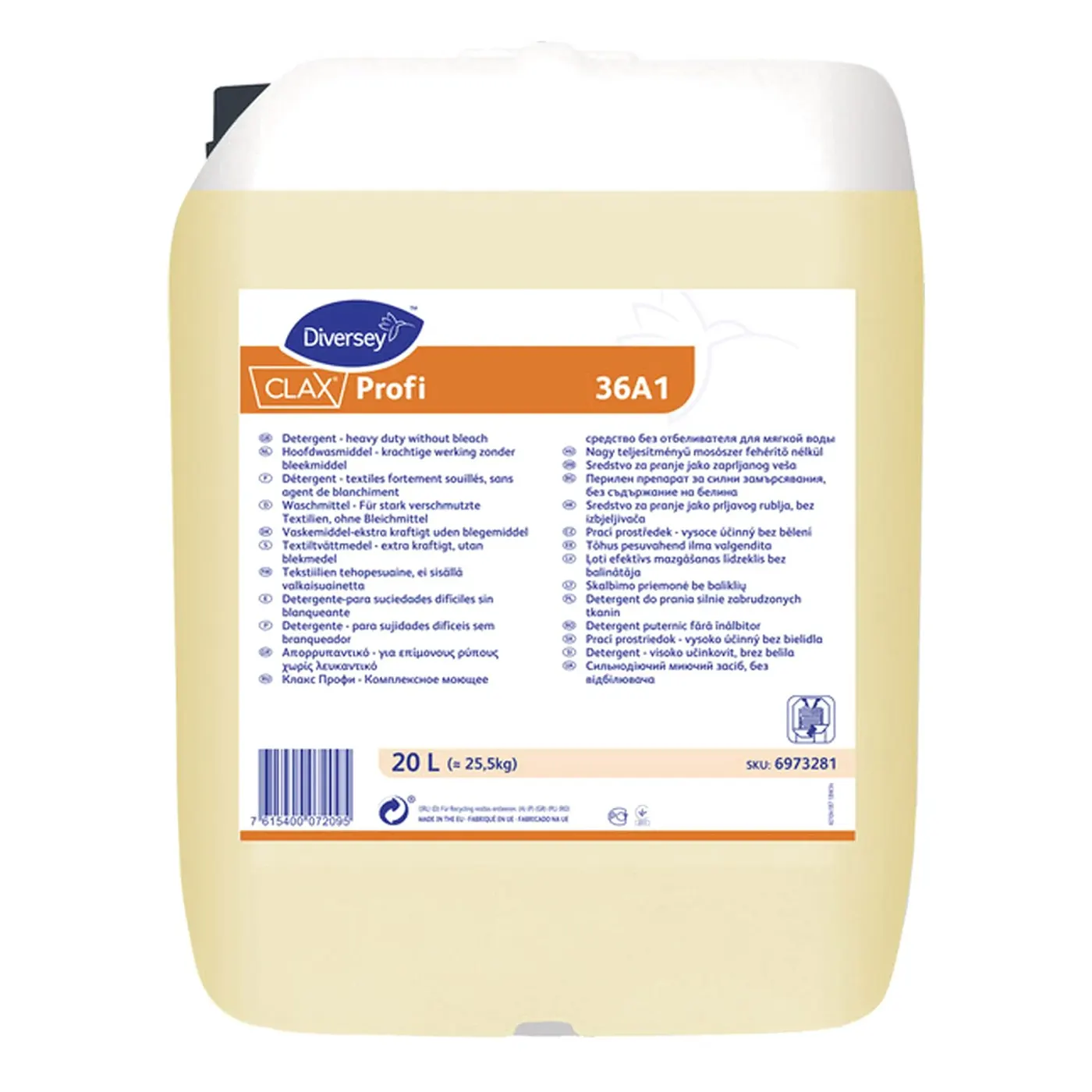 Diversey Flüssigwaschmittel Clax Profi 36A1